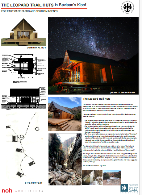 Leopard Trail Huts – noh ARCHITECTS